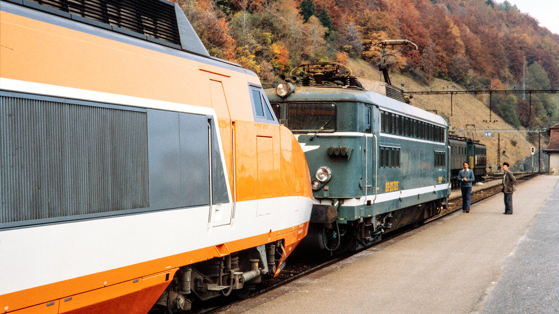 Premières apparitions du TGV à Lausanne - Les Trains de l'Histoire